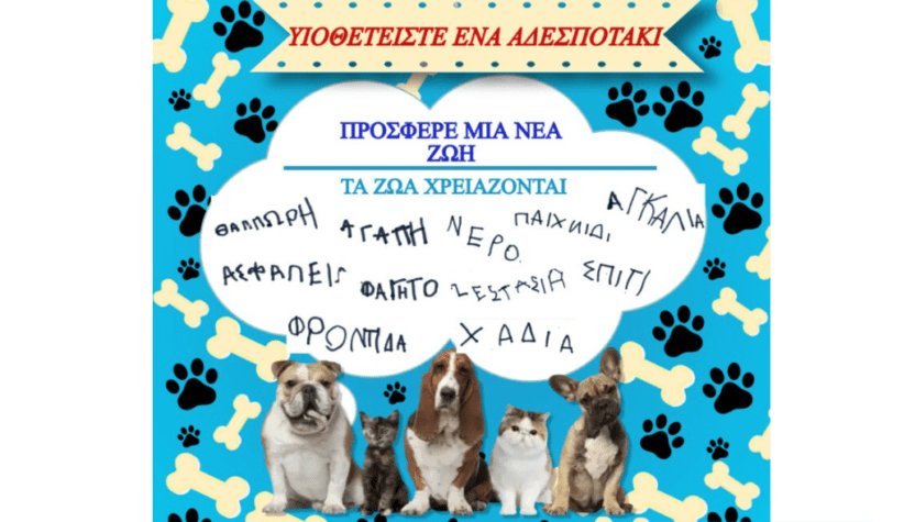 ΗΜΕΡΑ ΑΔΕΣΠΟΤΩΝ ΖΩΩΝ – 11 ΝΗΠΙΑΓΩΓΕΙΟ ΧΙΟΥ